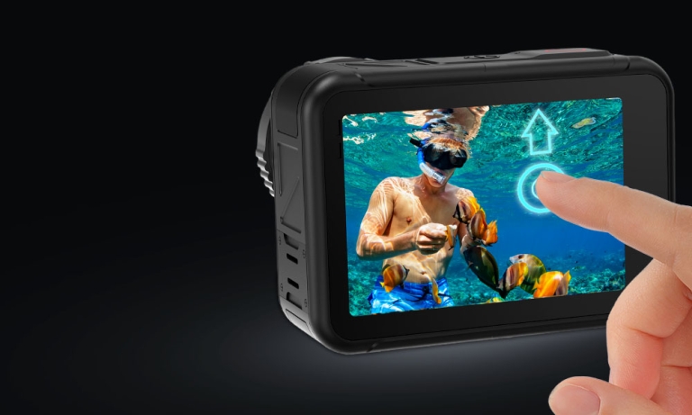 Speed60 12M Body Waterproof 4K Action Camera - Hiicam