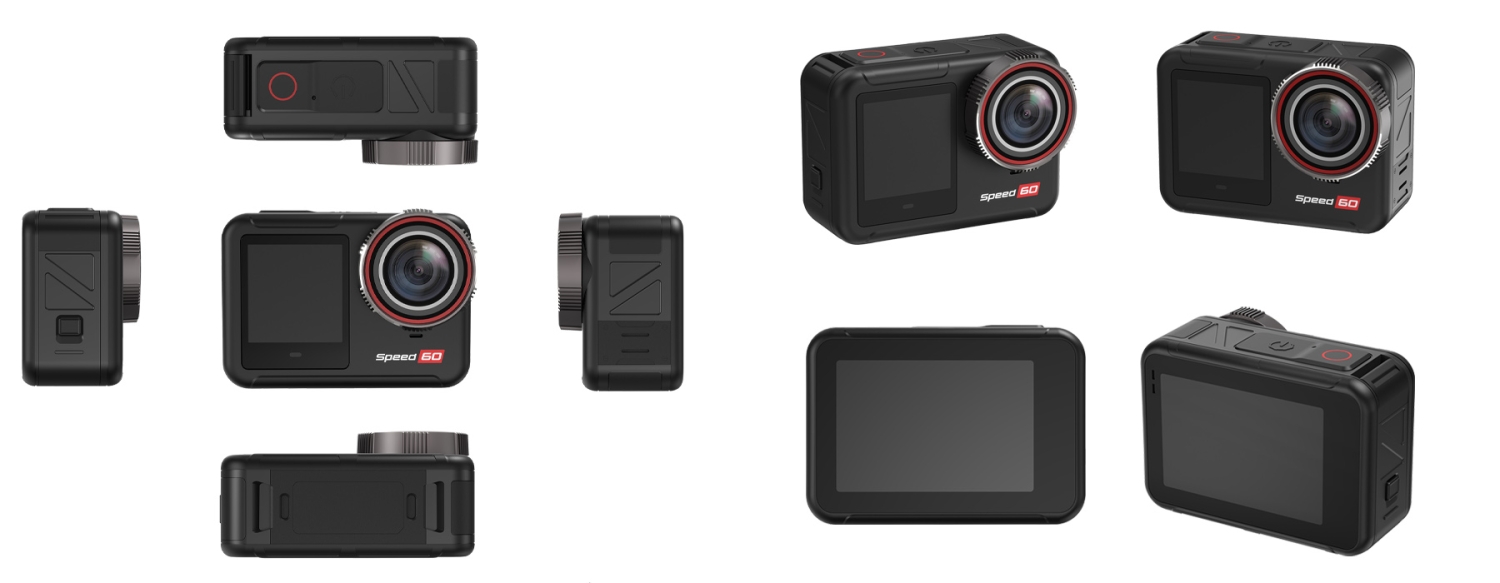 Speed60 12M Body Waterproof 4K Action Camera - Hiicam