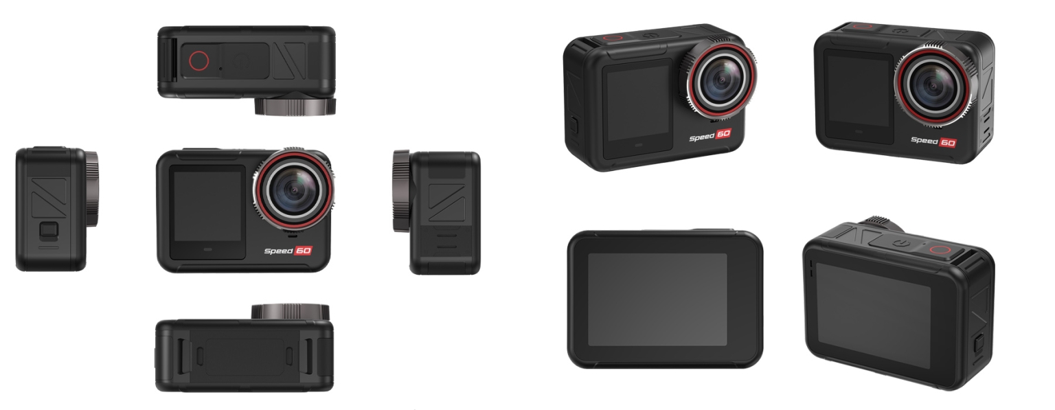 Speed60 12M Body Waterproof 4K Action Camera - Hiicam