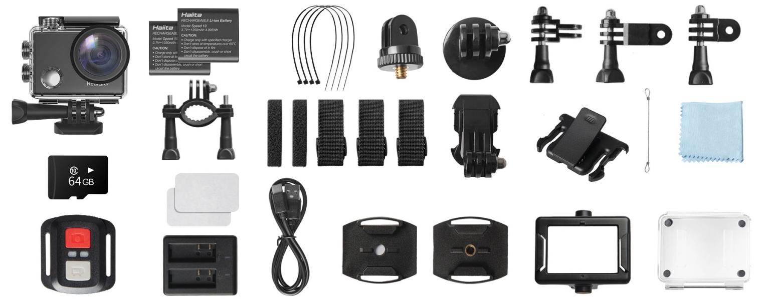 Speed10 Real 5K Ultra HD Display Action Camera - Hiicam
