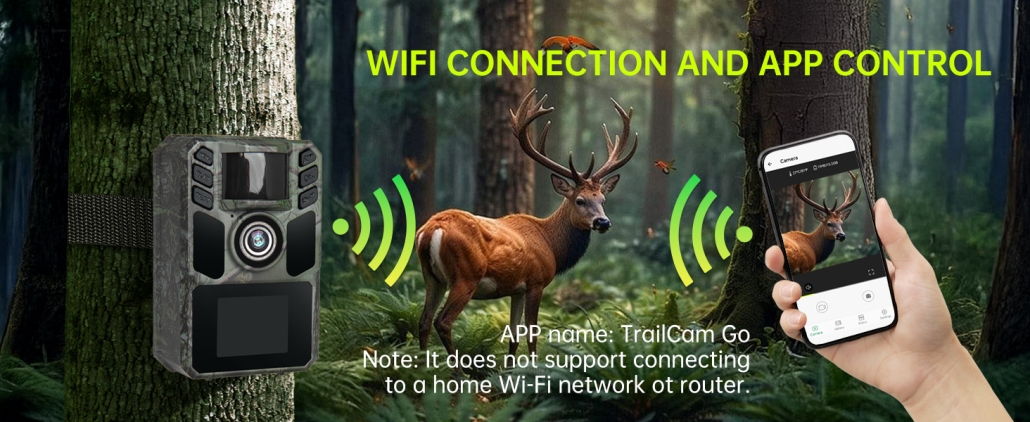 FK20 4K Video 64MP Photo Solar Panel Wifi Trail Camera - Hiicam